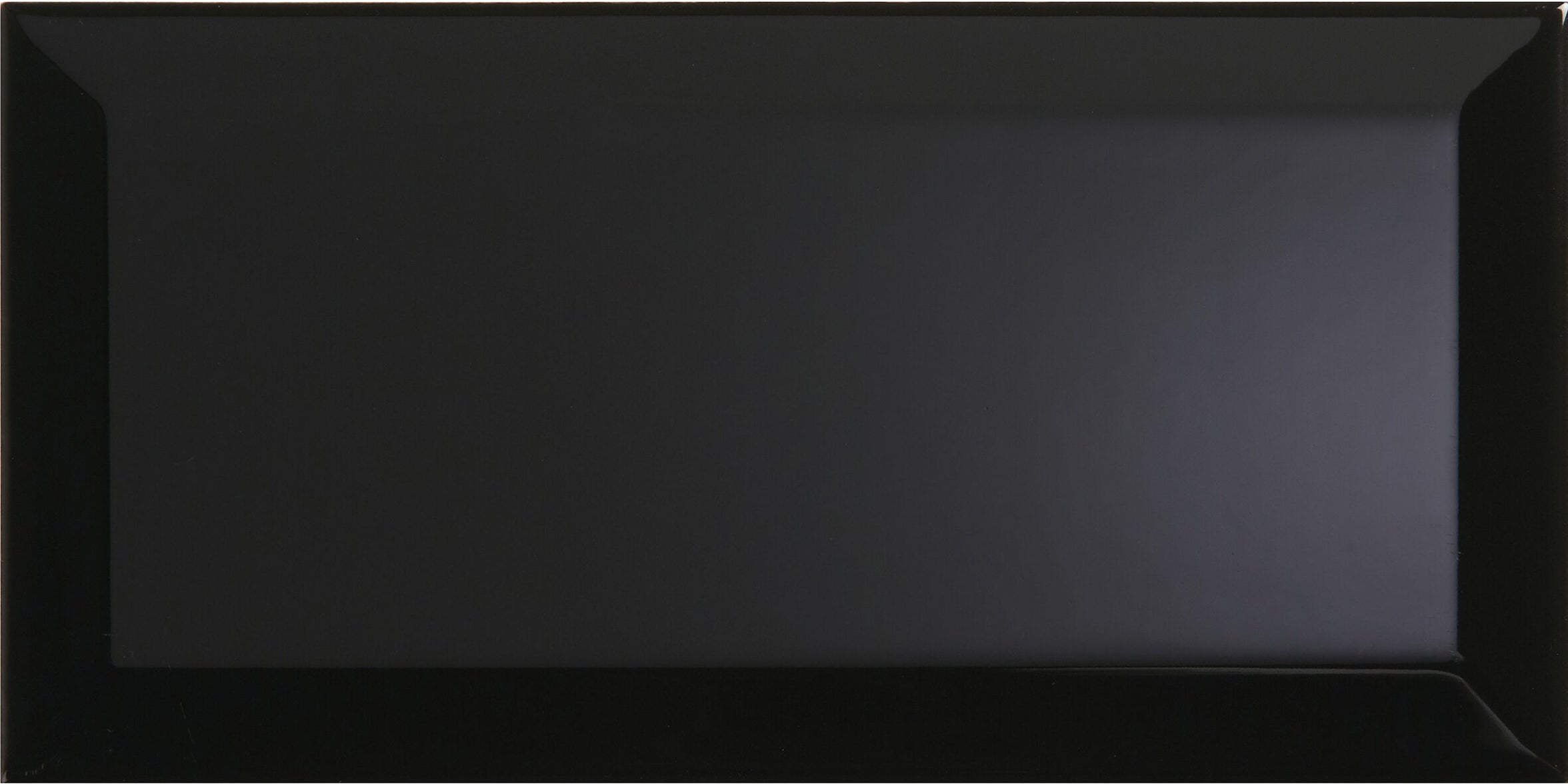 Metro Black Ceramic Wall 100x200mm VER — Tiles & Stone Direct