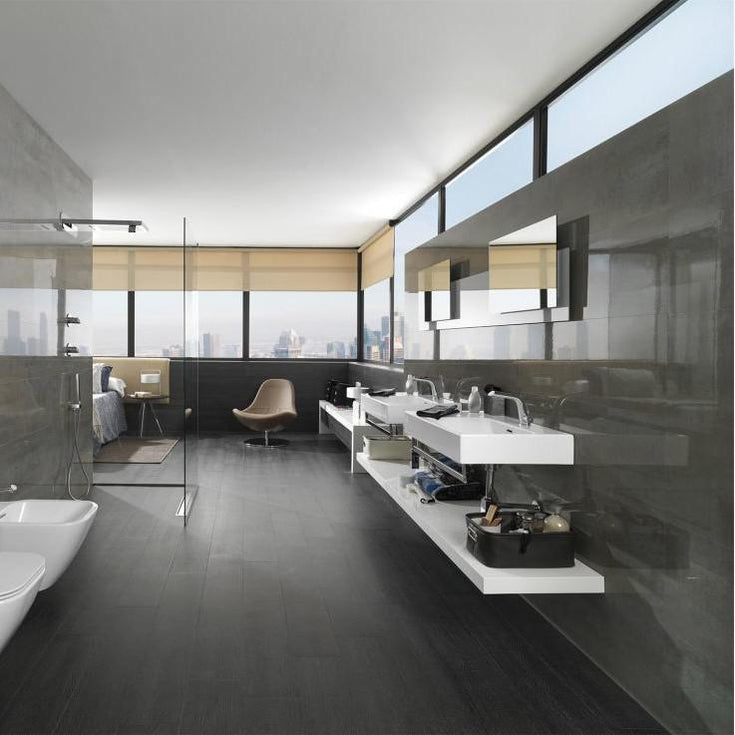 Porcelanosa - Shine - Aluminio - 25x44cm - Gloss Wall Tiles — Tiles & Stone Direct